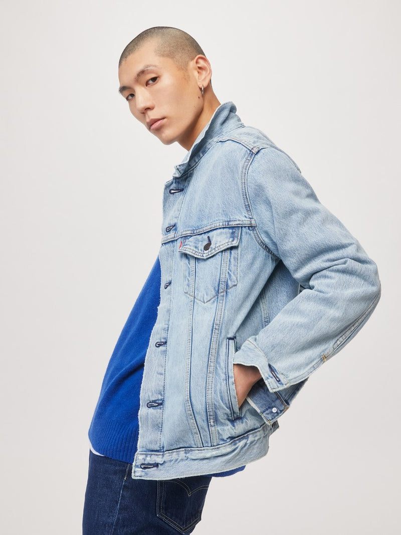 Levi's Relaxed Fit Trucker - Huron Waves – Working Class